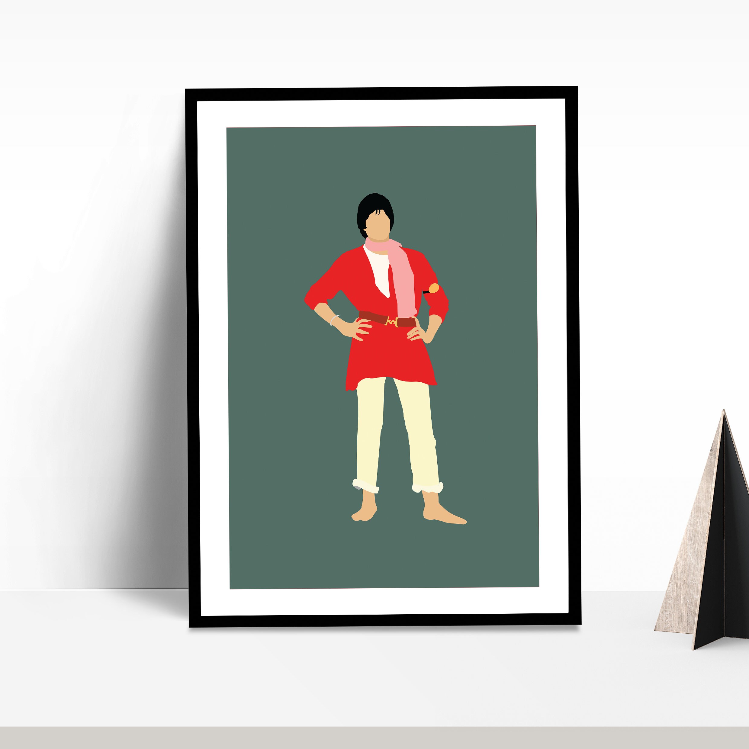 Coolie Bollywood Wall Art Movie Poster Amitabh Bachchan Indian Films ...