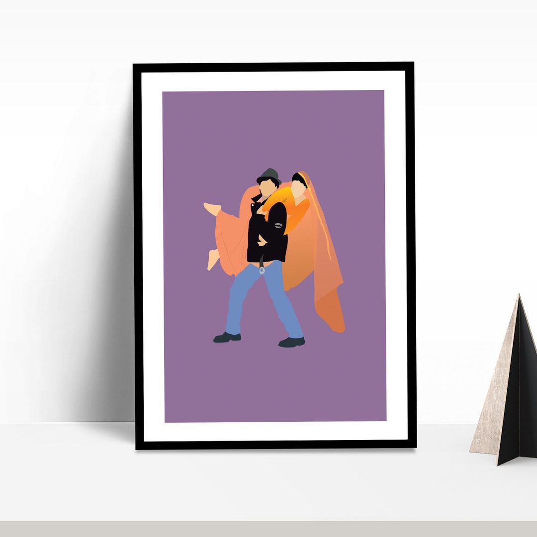 Dilwale Dulhania Le Jayenge Bollywood Wall Art | DDLJ | Raj & Simran ...