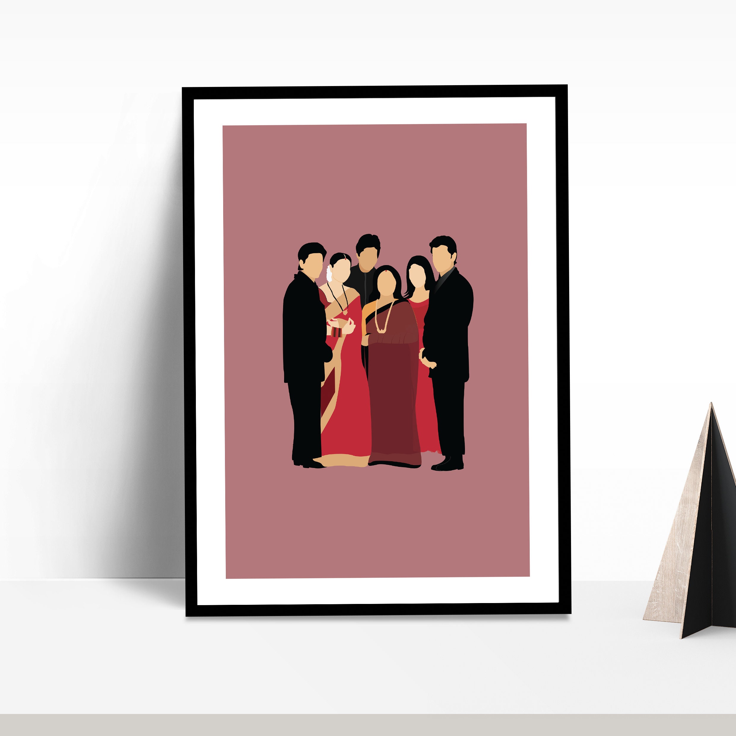 Kabhi Khushi Kabhie Gham Family Bollywood Wall Art | K3G | Shah Rukh ...