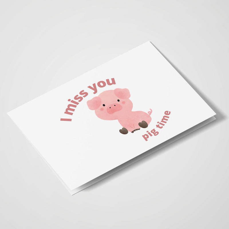 Miss You Friend Card - Etsy