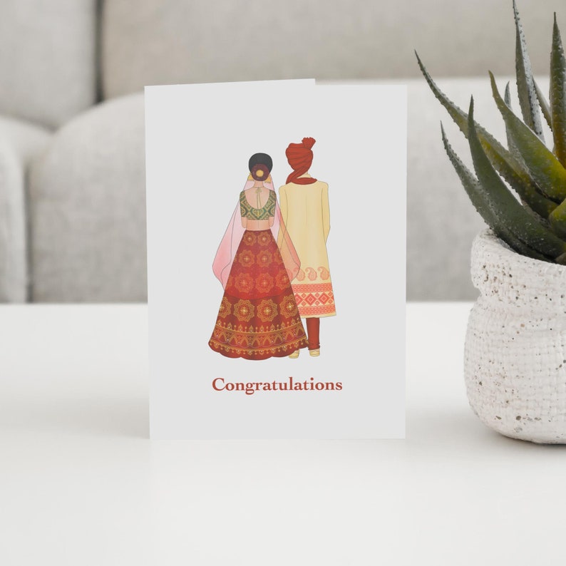 Congratulations - Hindu Couple | South Asian Cards | Desi Cards ...
