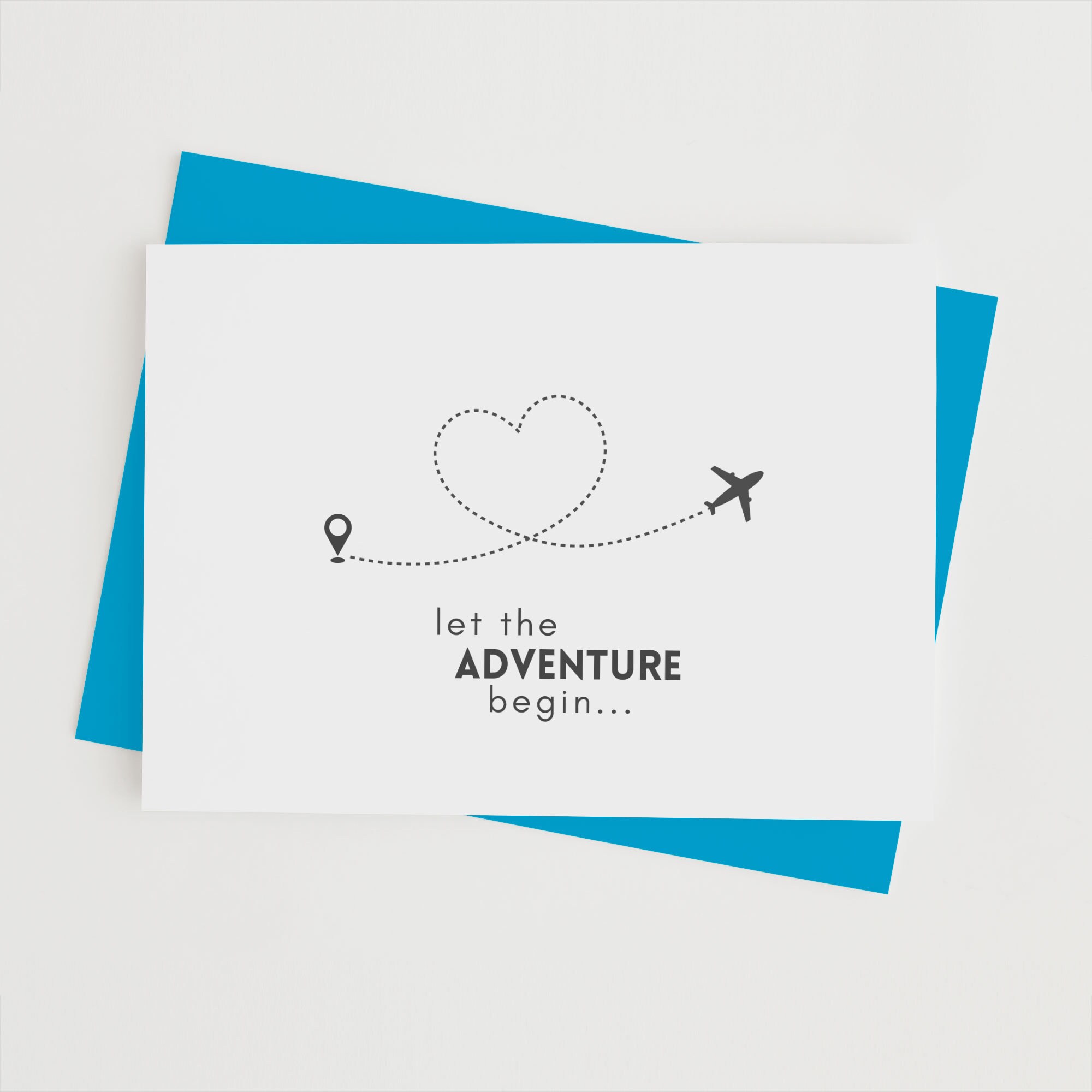 Let the Adventure Begin | Romantic Card | Anniversary | Love | Cute ...