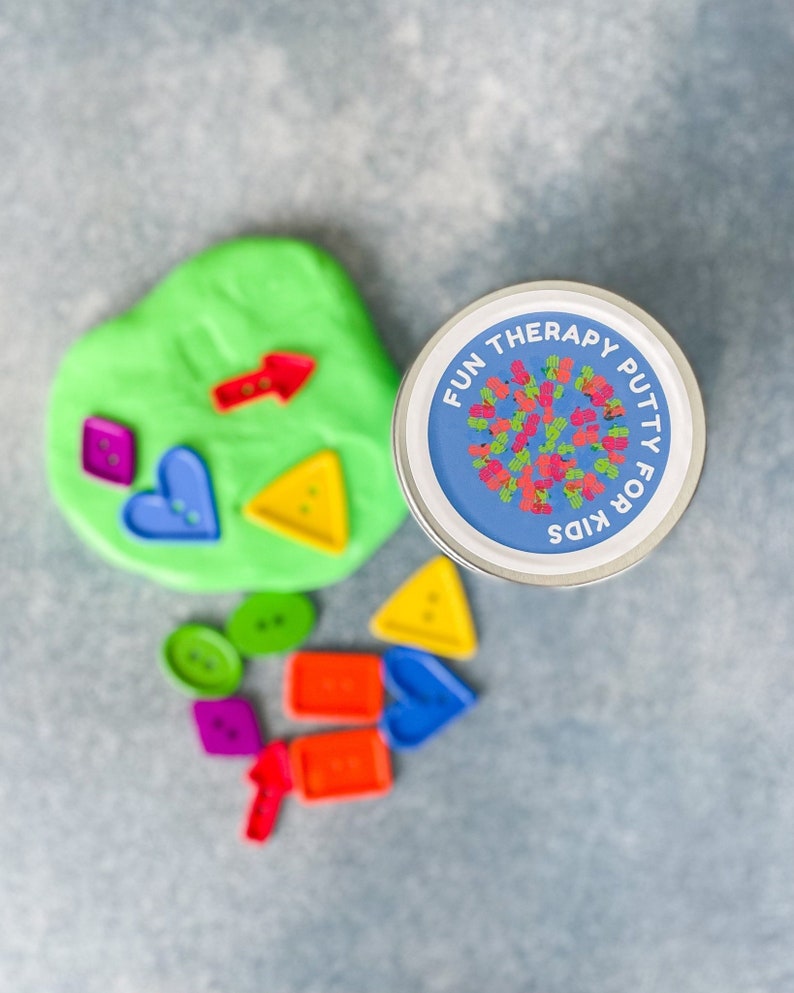 Fun Therapy Putty for Kids With Small Shape Objects - Etsy