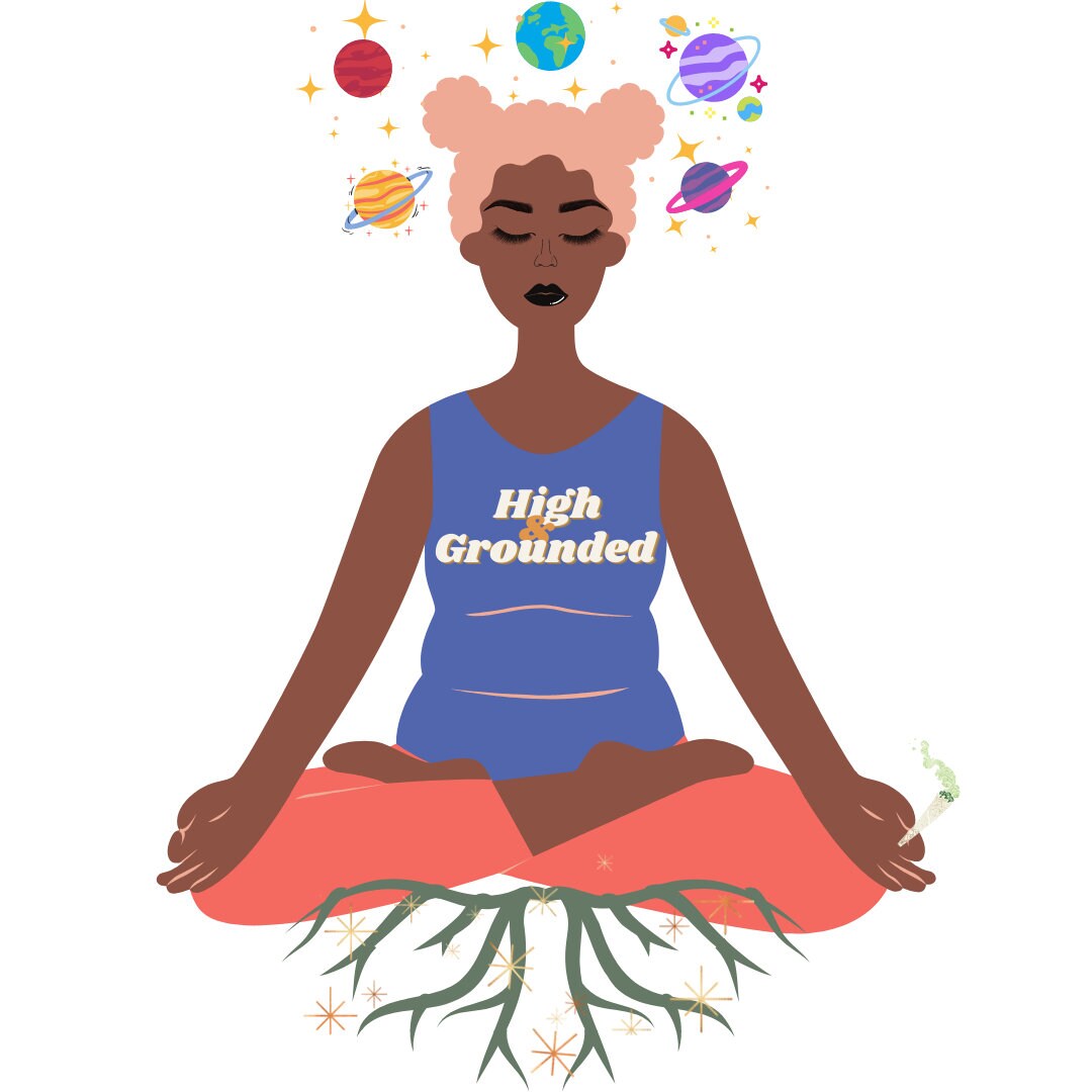 High & Grounded Weed SVG Pride SVG 420 SVG Marijuana Svg - Etsy