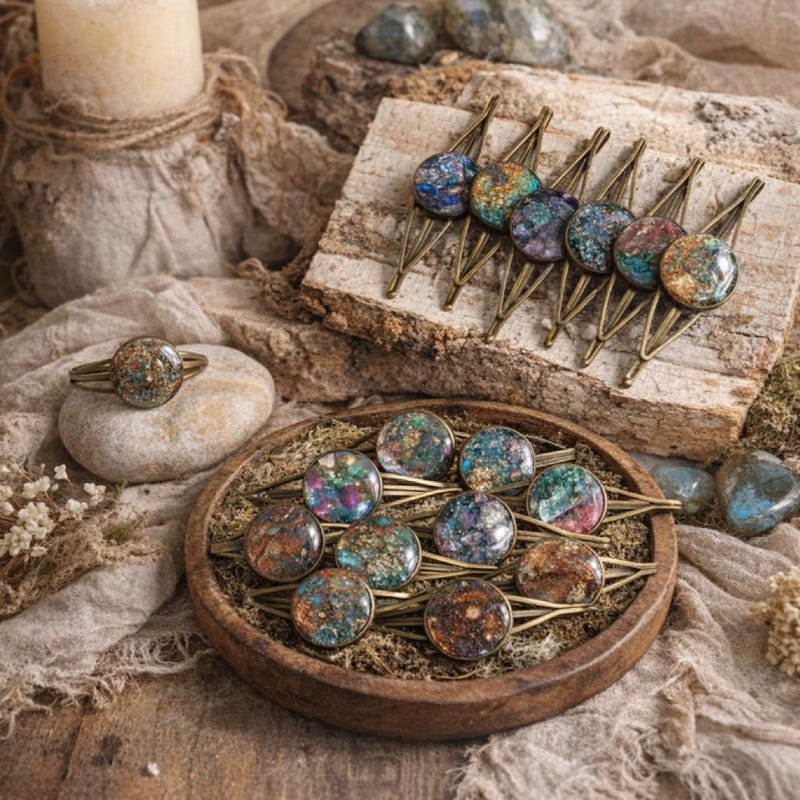 Handmade Artisan Hair Clips - Etsy