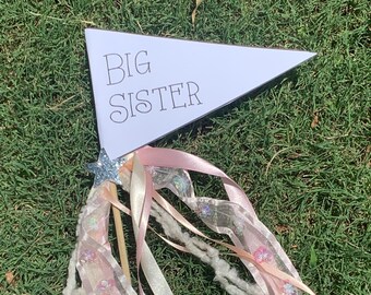 Big Brother/big Sister Pennant Flag Sibling Pennant Flag Big Brother ...