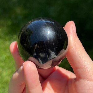 Rainbow Obsidian Sphere, 1.92“ (48.8 Mm) | Green Flash | Purple Flash ...
