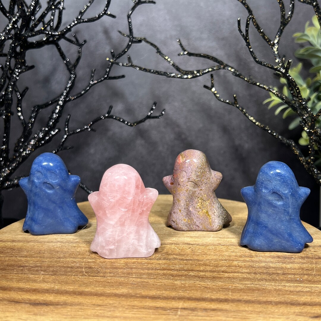 Crystal Ghosts, You Choose! | Rose Quartz | Blue Aventurine | River ...