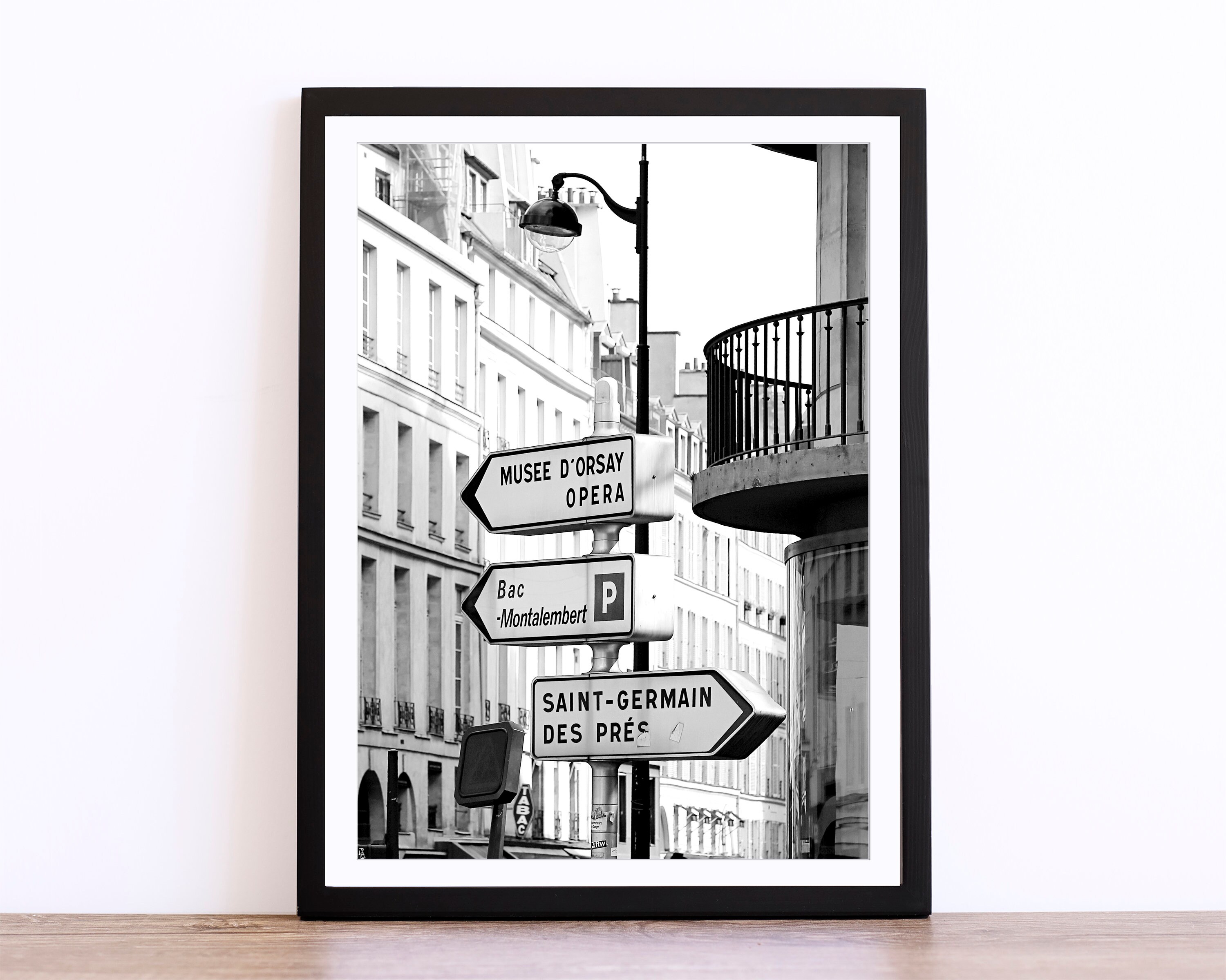 Paris Street Sign, Paris France Fine Art Print, French, St. Germain ...