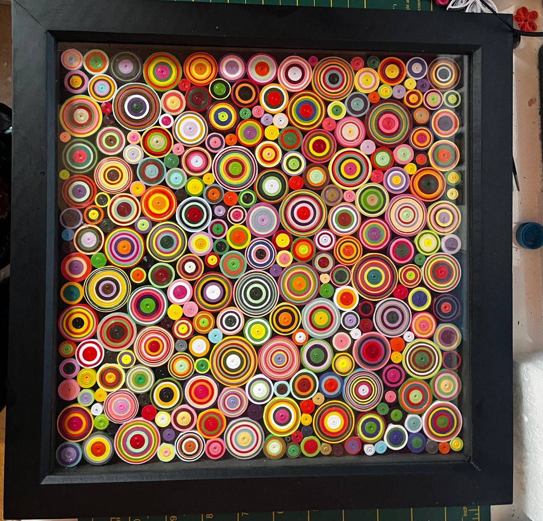Unique Colourful Artwork, Gift, Wall Art, Decor, Interior, Rainbow ...