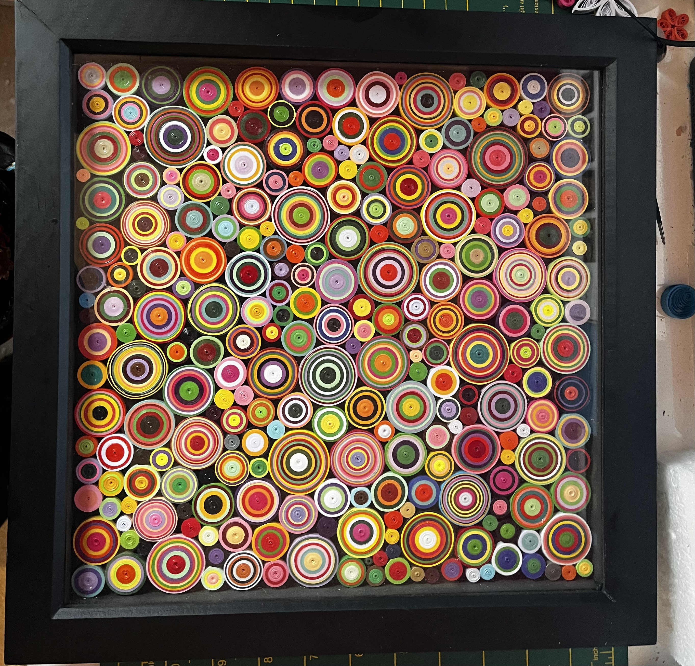 Unique Colourful Artwork, Gift, Wall Art, Decor, Interior, Rainbow ...