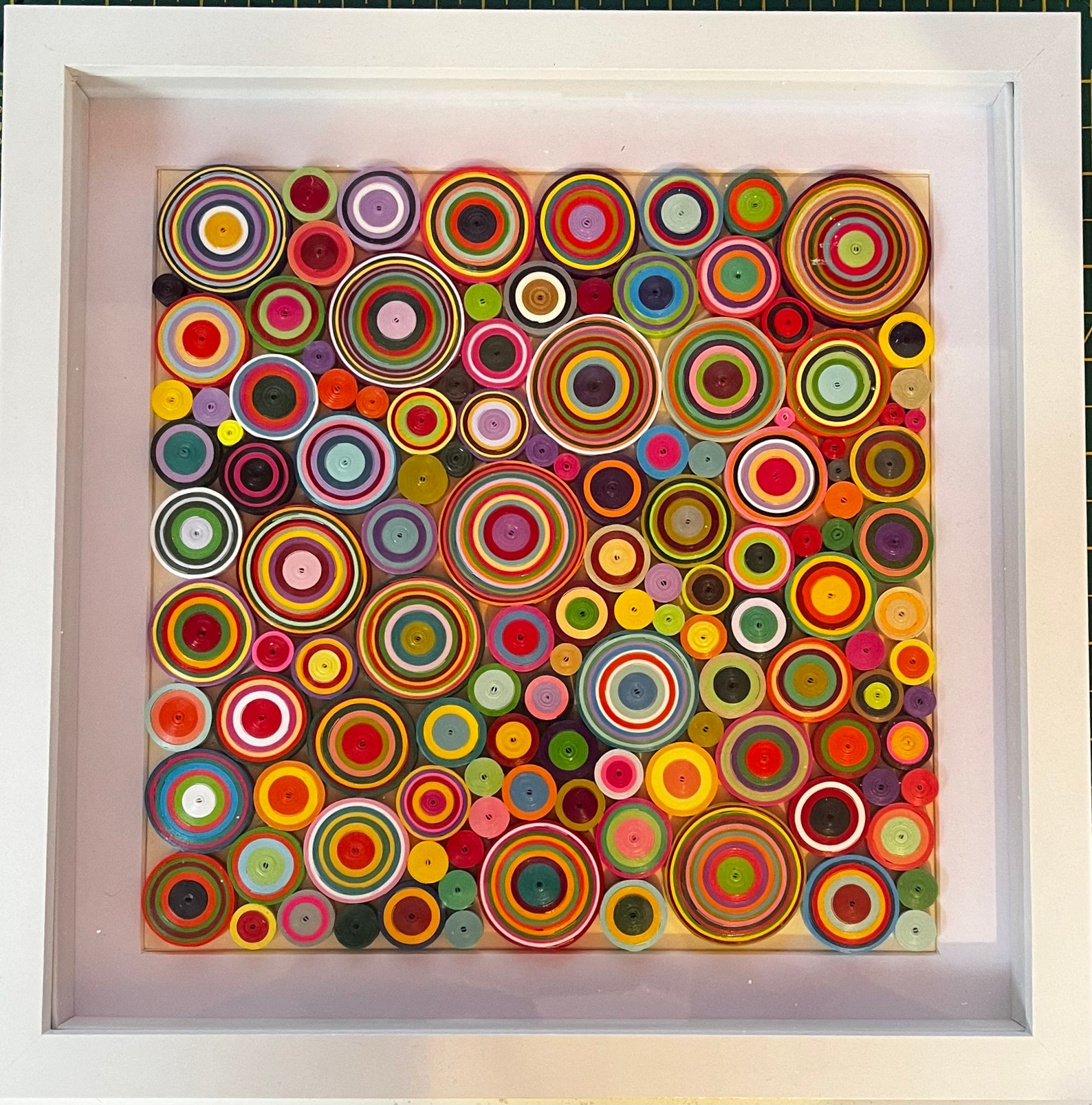 Unique Colourful Artwork, Gift, Wall Art, Decor, Interior, Rainbow ...