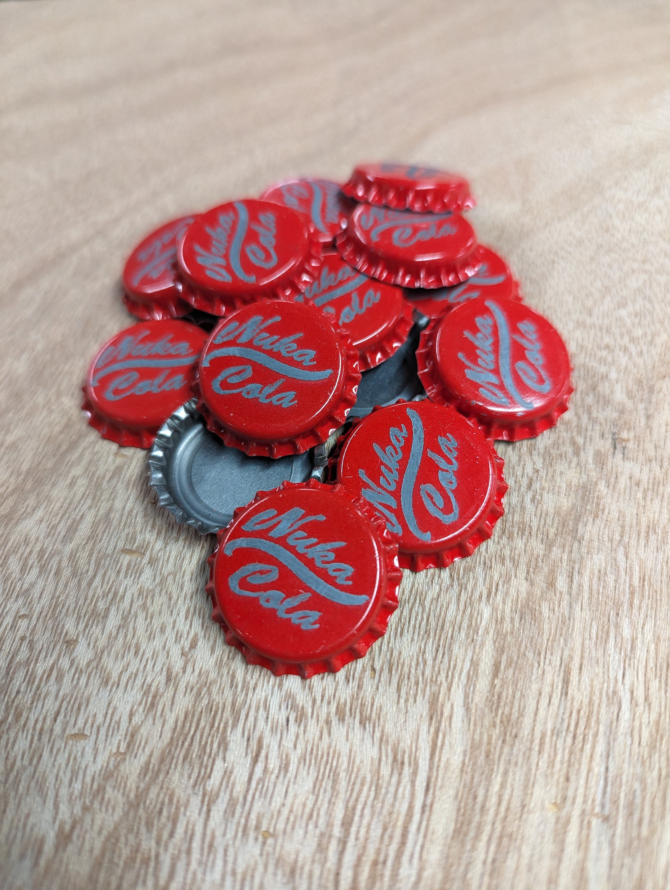 Replica Nuka Bottle Caps, Handmade, Fallout - Etsy