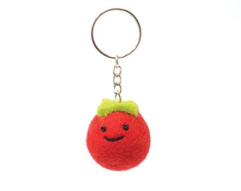 Tomato Keychain: Foodie Gift - Etsy