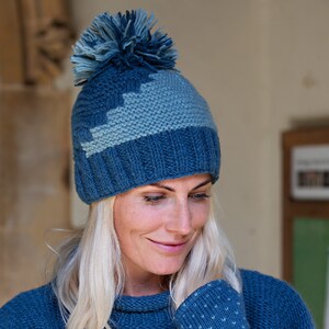 Fair Trade Pure New Wool Big Bobble Hat With Fleece Lining - Trail ...