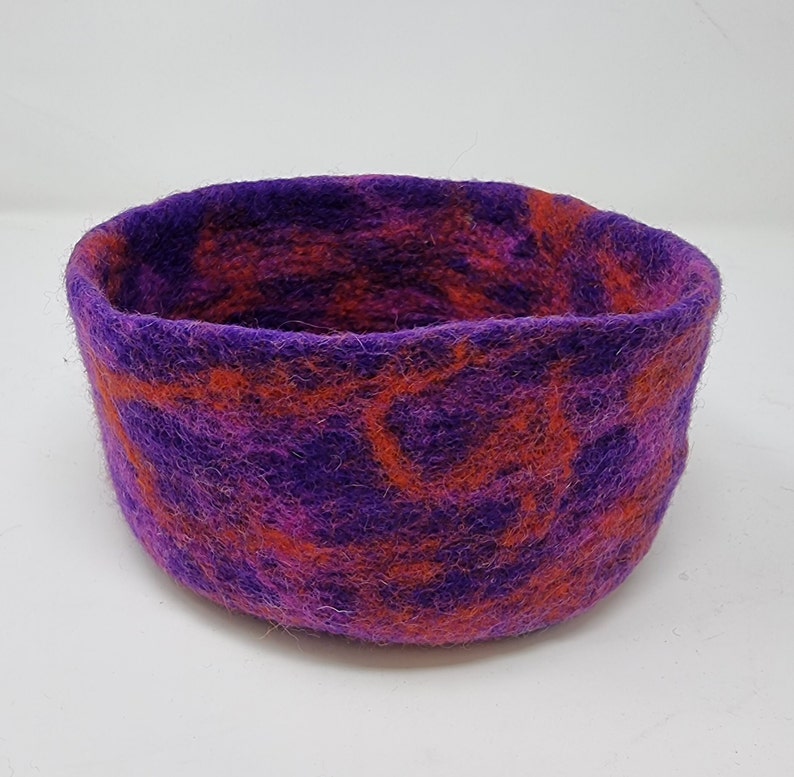 Handmade Felt Bowls 100% Wool Felt, Fair Trade Gift, Handmade Home ...