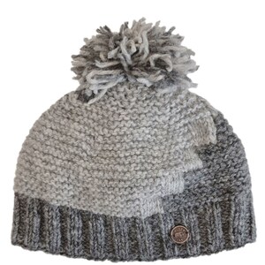 Fair Trade Pure New Wool Big Bobble Hat With Fleece Lining - Trail ...