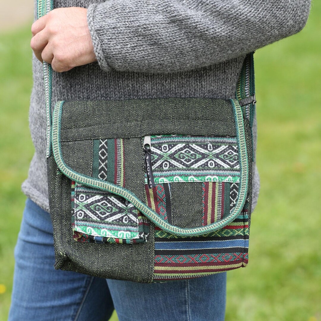 Festival Aztec Gheri Patch Crossbody Bag - Shoulder Saddle Bag ...
