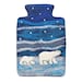 Polar Bear Hot Water Bottle Cover - 2 Litre Fashy Hot Water Bottle ...