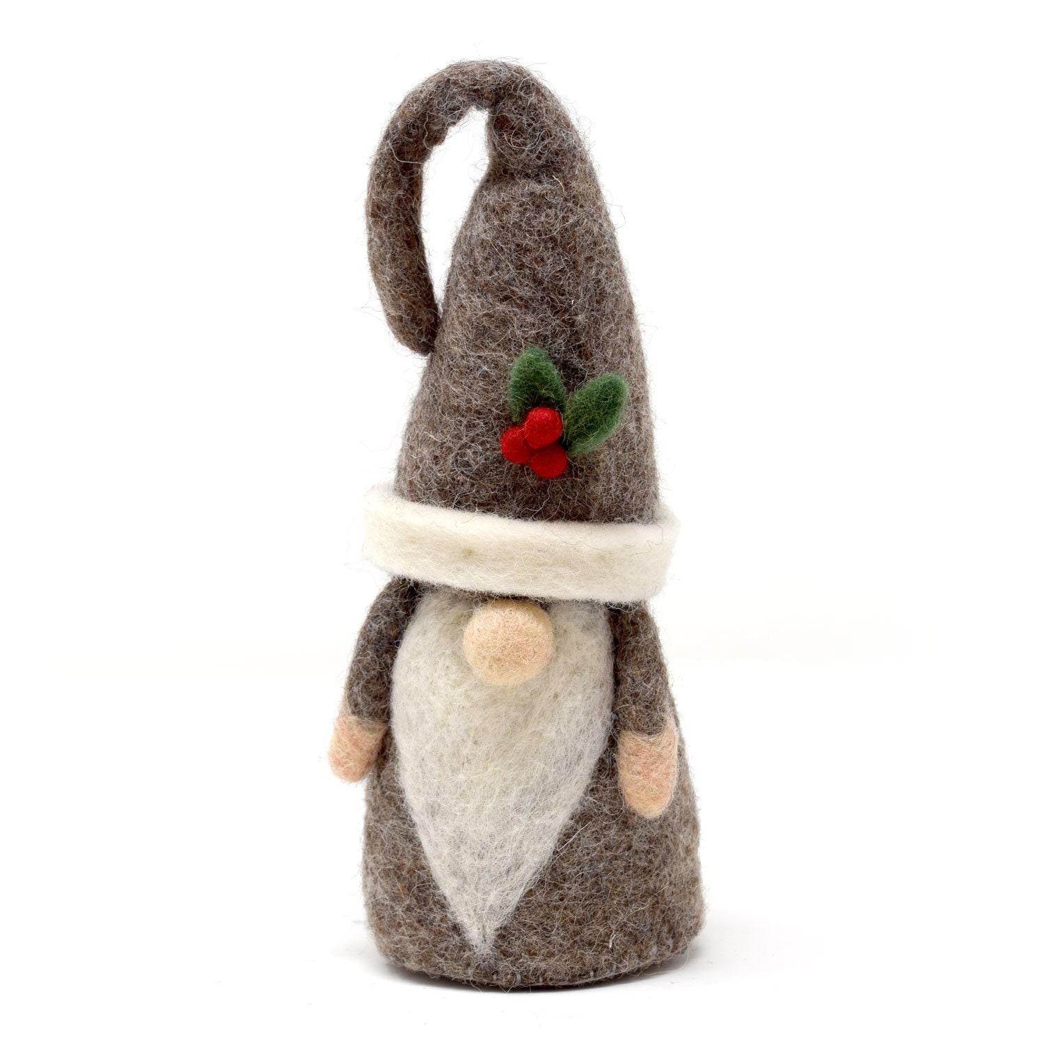 Fair Trade Wool Felt Gonks Handmade Christmas Felt Decoration Xmas ...