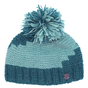 Fair Trade Pure New Wool Big Bobble Hat With Fleece Lining - Trail ...