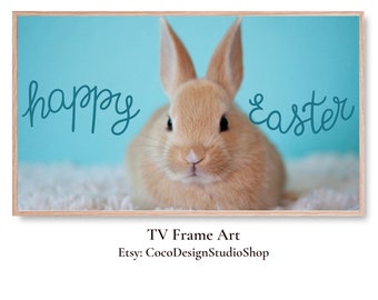 Vintage Spring Bunny Painting Instant Digital Download Frame - Etsy