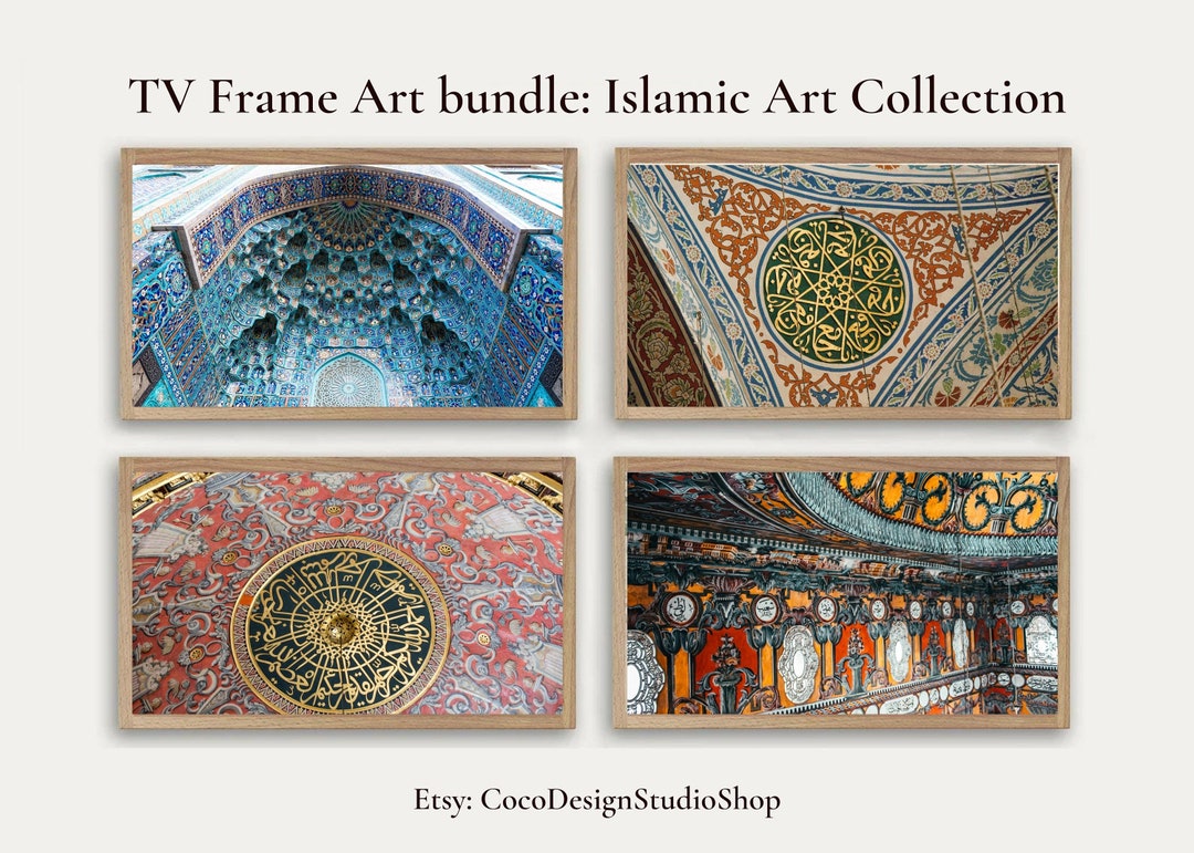 Samsung Frame TV Art Set of 4, Islamic Art,mosque Tv Art, Eid Ramadan ...