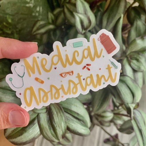 3 Medical Assistant Sticker MA Sticker Medical - Etsy