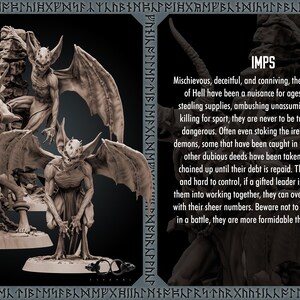 Imp Gang Familiars Runic Collectibles Eternal Strife - Etsy