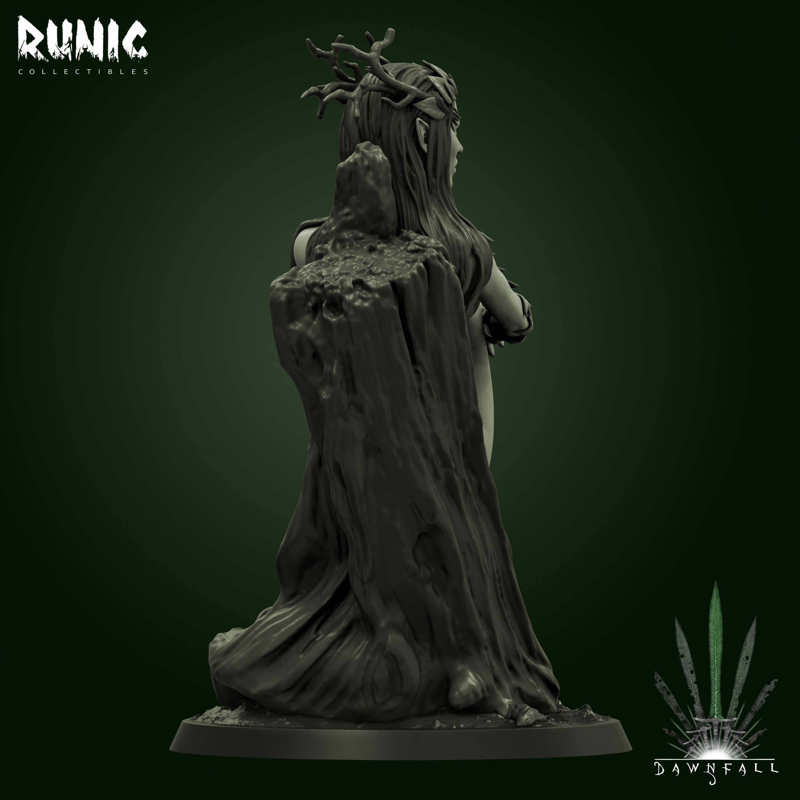 Dryad Seer 4K Resin Miniature Runic Collectibles Grove - Etsy