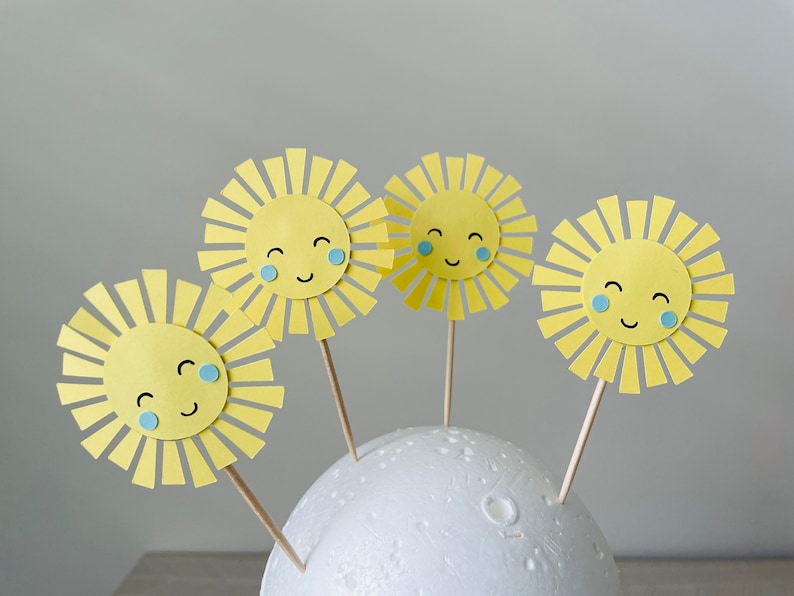 Sunshine One Cake Topper Sun Cake Topper First Birthday Cake - Etsy