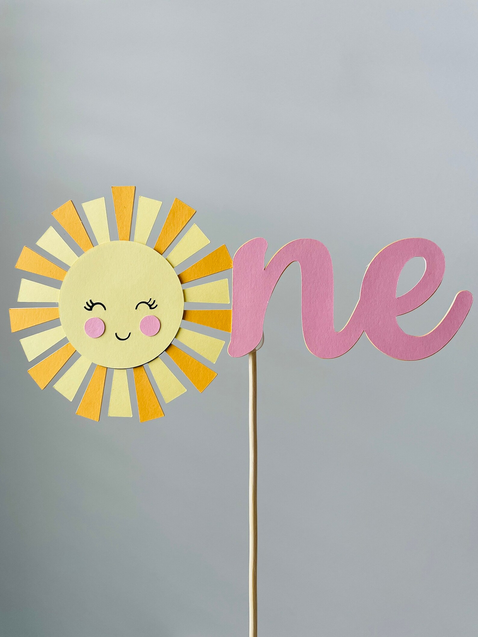 Sunshine One Cake Topper, Sun Cake Topper, First Birthday Cake Topper ...