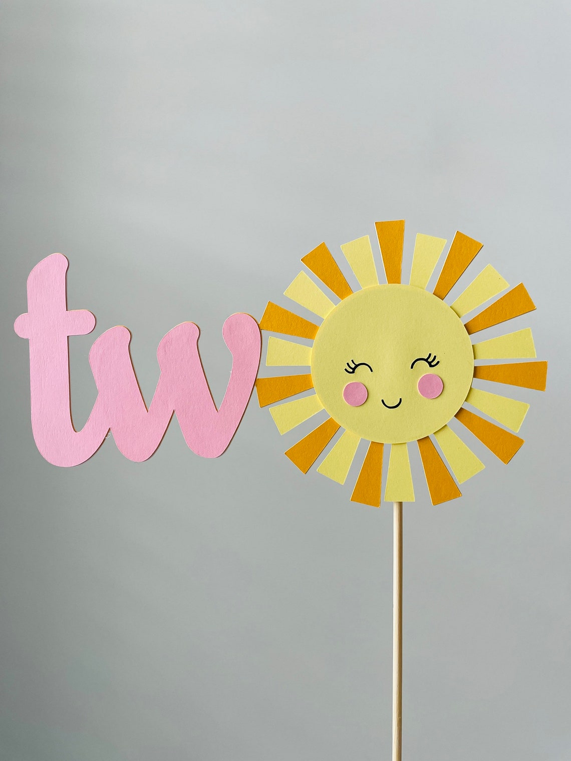 Sunshine One Cake Topper, Sun Cake Topper, First Birthday Cake Topper ...