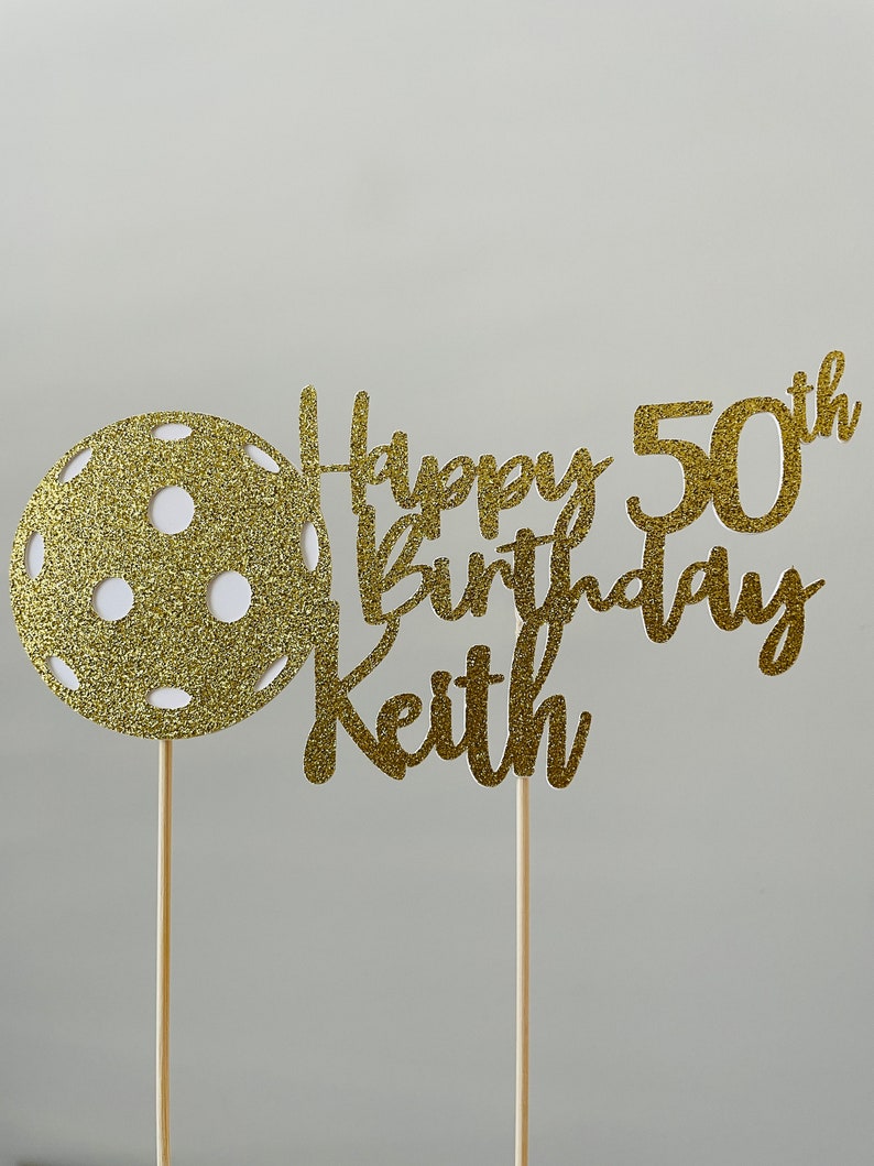 Pickleball Cake Topper Pickleball Birthday Cake Pickleball - Etsy