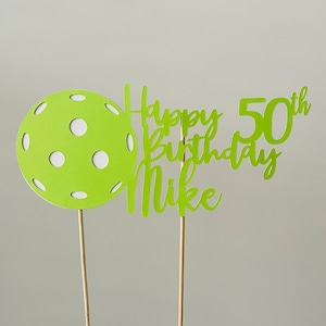 Pickleball Cake Topper Pickleball Birthday Cake Pickleball - Etsy