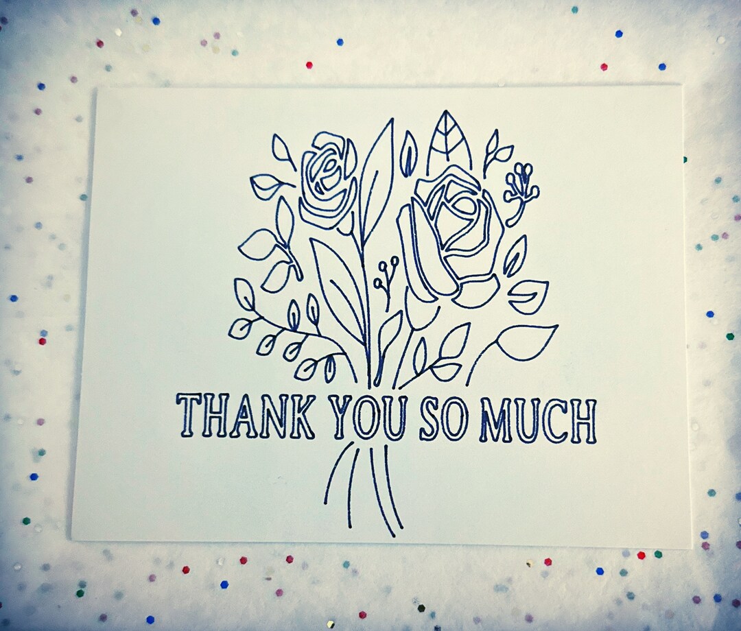 Thank You Bundle Card Box - Etsy