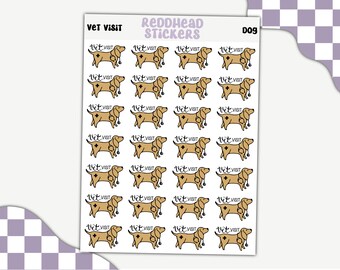 Paw Print Planner Stickers Dog Paw Planner Stickers Pet Stickers for ...