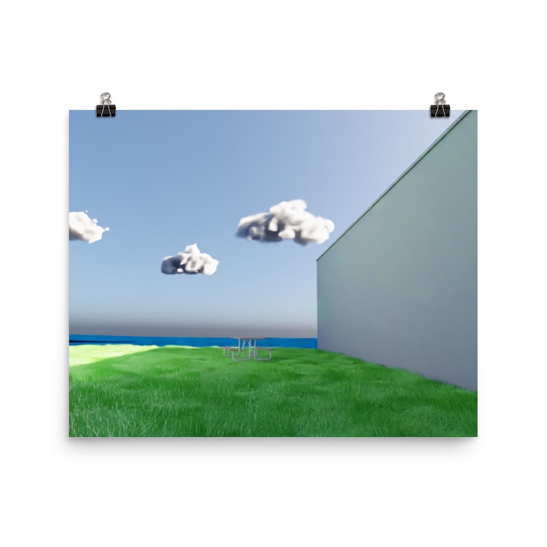 Original Art | Level 22 Liminal Space Premium Poster | the Backrooms ...