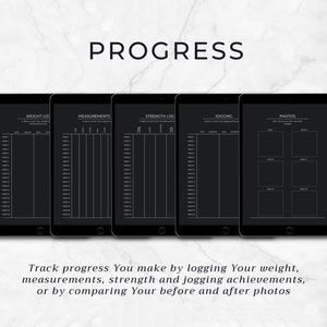 All-in-one Digital Fitness Planner, Goodnotes Fitness Planner, iPad ...