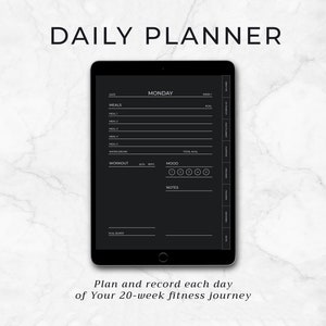 All-in-one Digital Fitness Planner, Goodnotes Fitness Planner, iPad ...