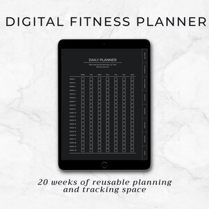 All-in-one Digital Fitness Planner, Goodnotes Fitness Planner, iPad ...