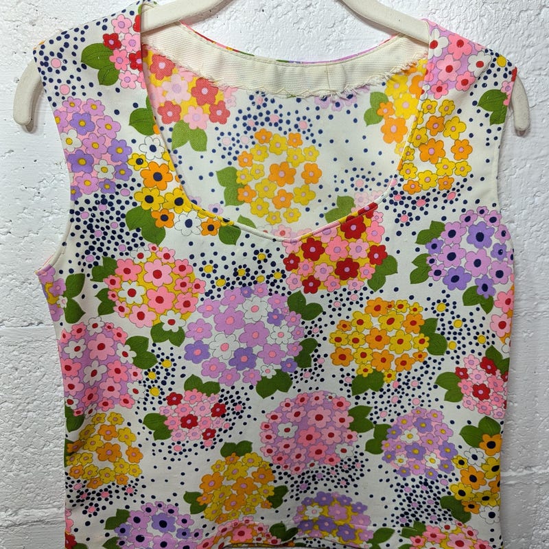 60s Cropped Top - Etsy