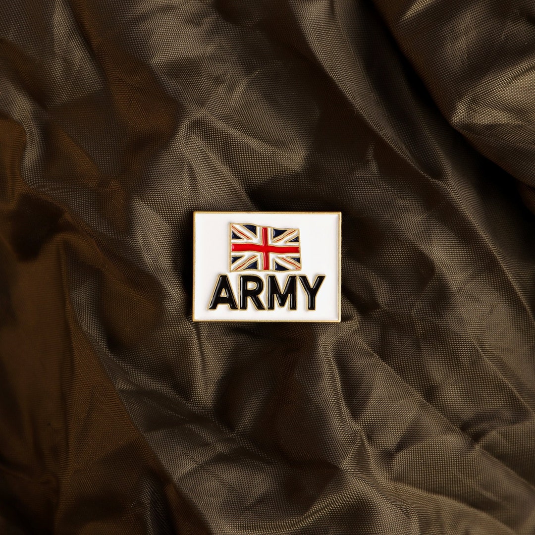 British Army Union Jack Pin Badge - Etsy