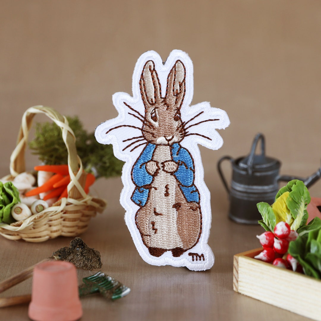 Peter Rabbit Embroidered Patch Beatrix Potter - Etsy