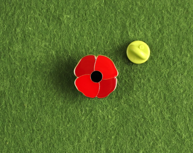 Indigenous Made Beaded Poppy - Etsy Canada