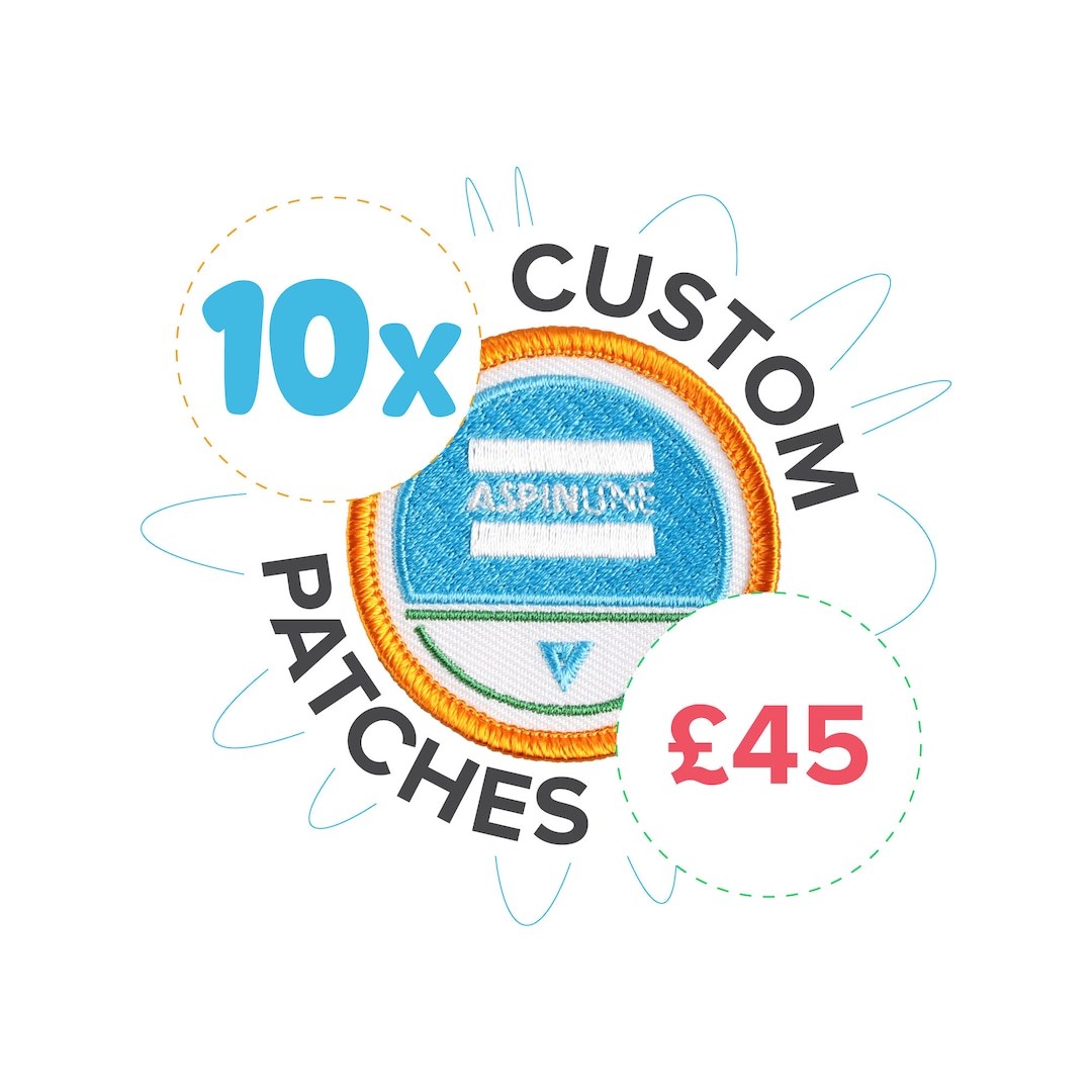 10 X Custom Made Embroidered Patch - Etsy