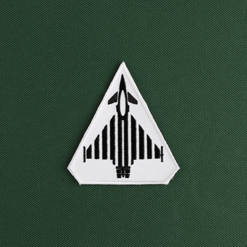 RAF Typhoon Embroidered Patch White - Etsy