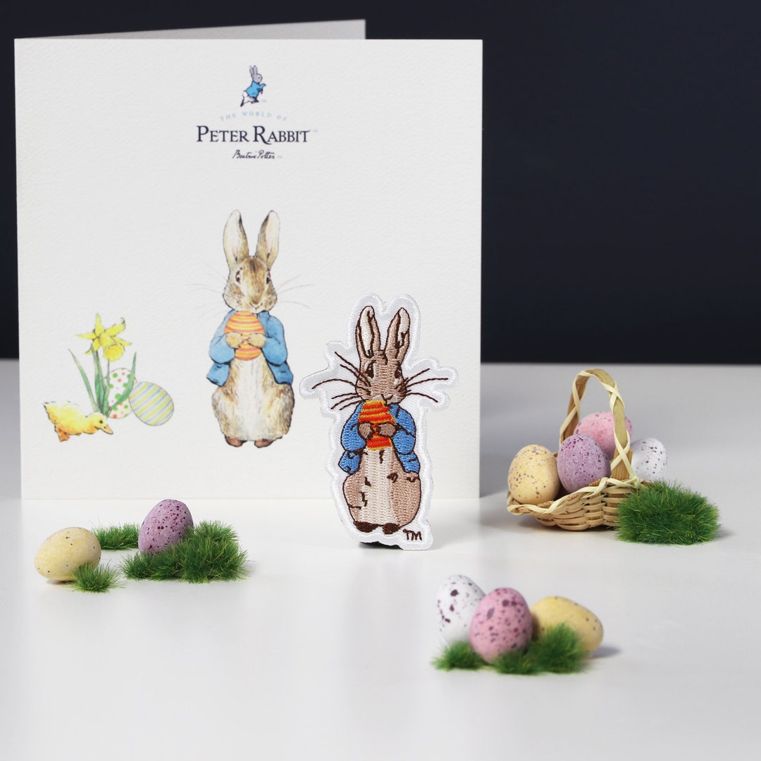 Peter Rabbit Easter Patch & Greeting Card Beatrix Potter - Etsy
