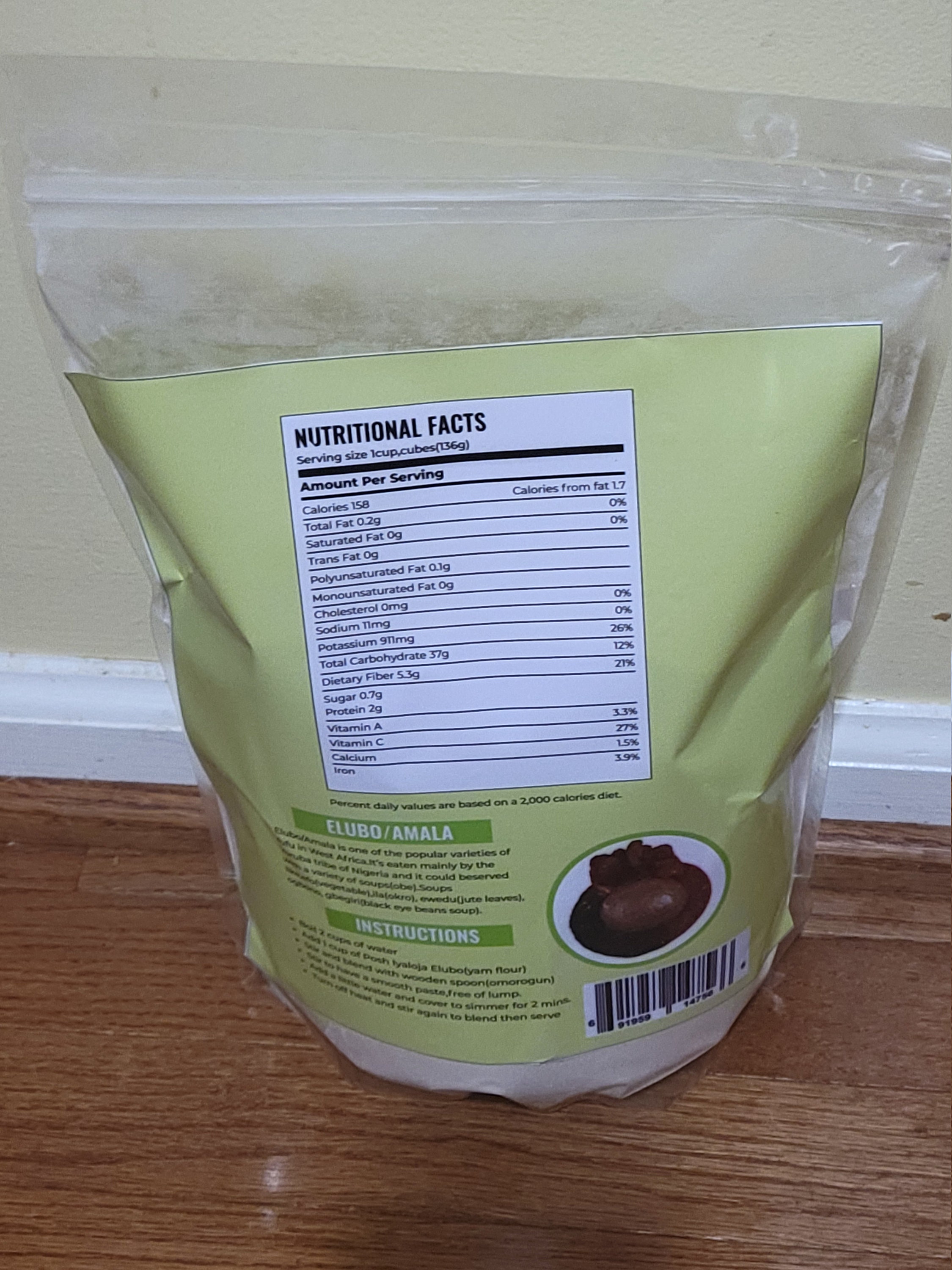 11.2lbs YAM FLOUR / AMALA - Etsy