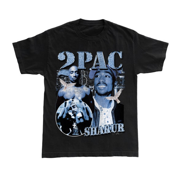 Tupac Graphic Tee Etsy